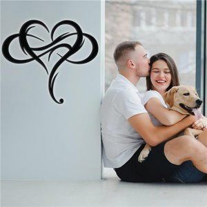 Wall Decor | Heart Metal Wall Decorunique Lovesign Plaque Steel Art ...
